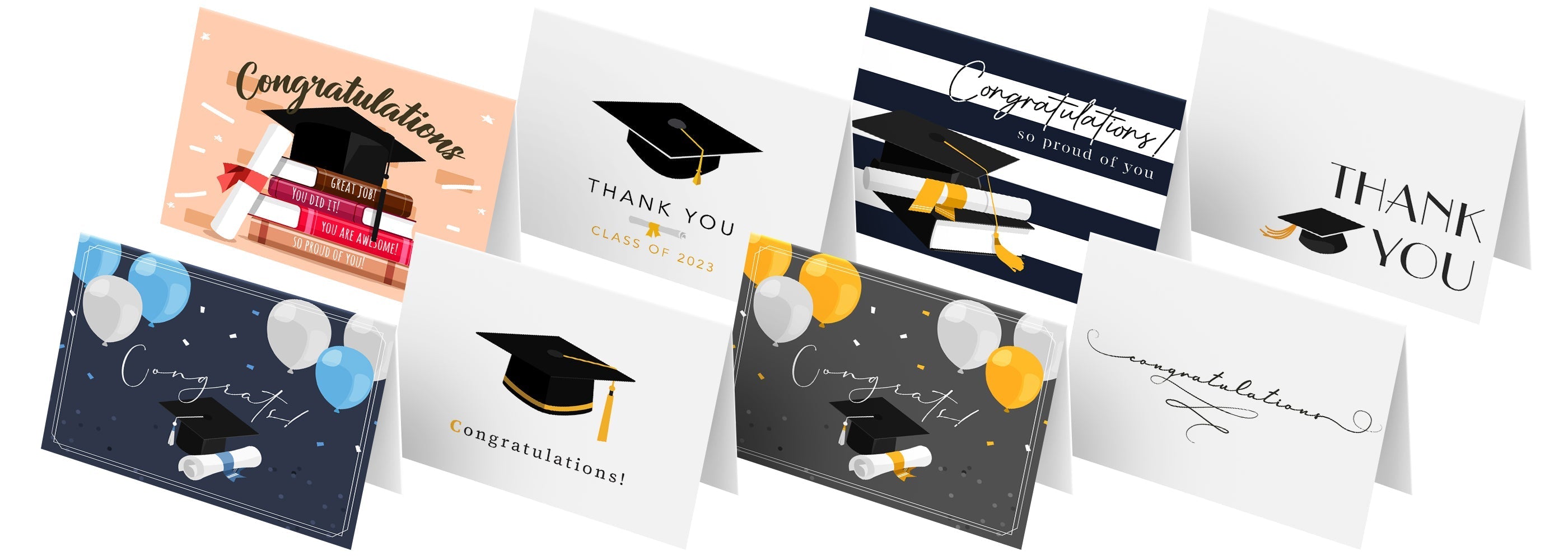 Graduation Congratulations Cards Collection - FoldCard