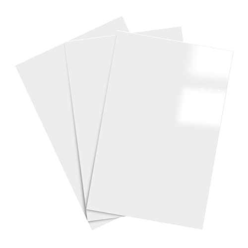 White Glossy Digital Paper - High-Quality, Archival Safe, Jam-Free