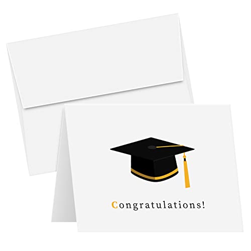 Congratulations Graduation Cards - 25 Pack with Envelopes, Class 2025