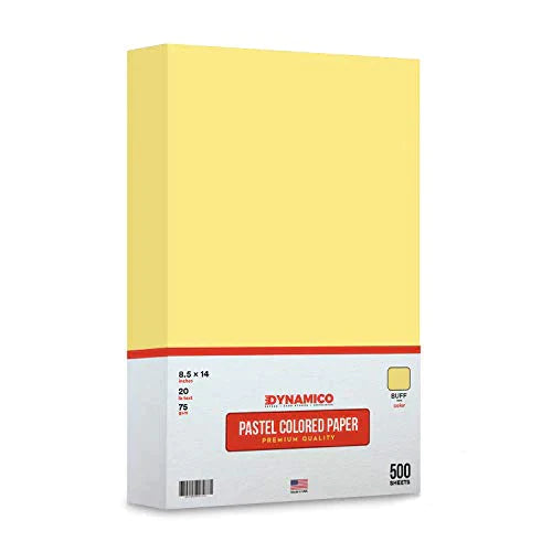 Buff Legal Size Paper 8.5x14 - Pastel 500 Sheets Ream